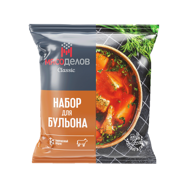 Набор для бульона говяжий Мясоделов 800г купить в Красноярске с ...